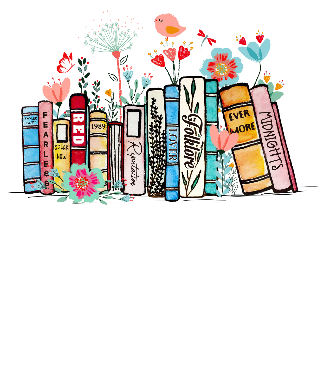 Taylor Swift- Book Stack – Hammertime's Custom Designs