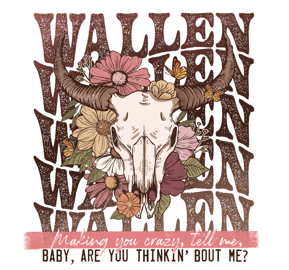Wallen Stacked w/ Flowers – Hammertime's Custom Designs